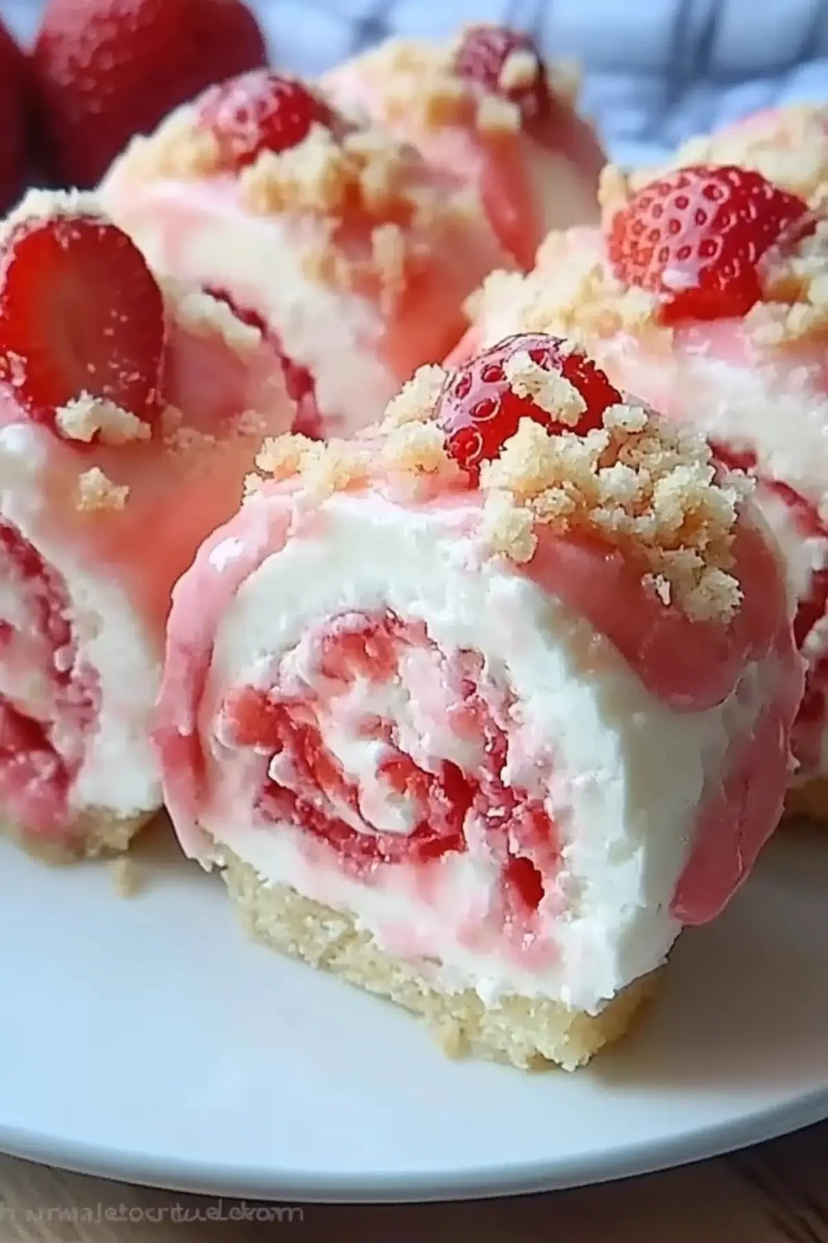 Easy Strawberry Cheesecake Rolls Recipe - Superb Recipe