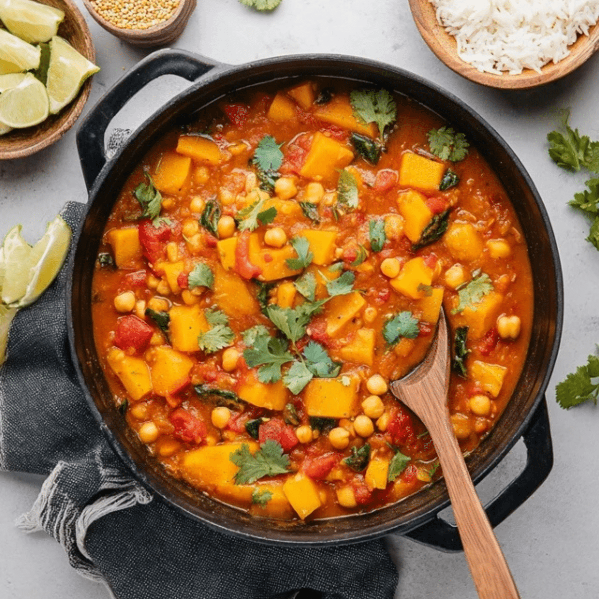 Moroccan Pumpkin & Chickpea Stew Recipe - Superb Recipe