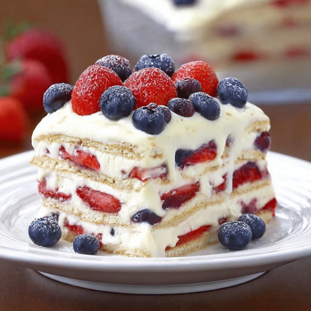 No Bake Summer Berry Icebox Cake: A Refreshing and Easy Summer Dessert ...