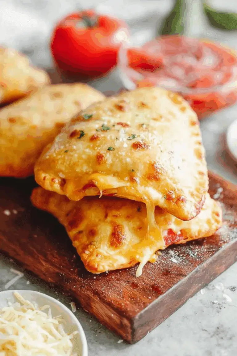 Cheesy Pizza Pockets: A Delicious, Quick, and Customizable Snack ...