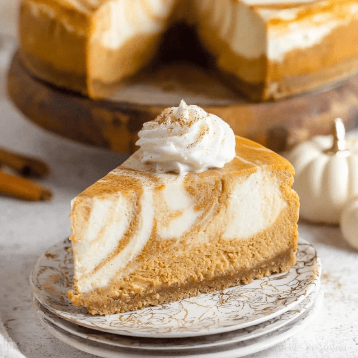 Pumpkin Swirl Cheesecake: A Creamy, Elegant Fall Dessert - Superb Recipe