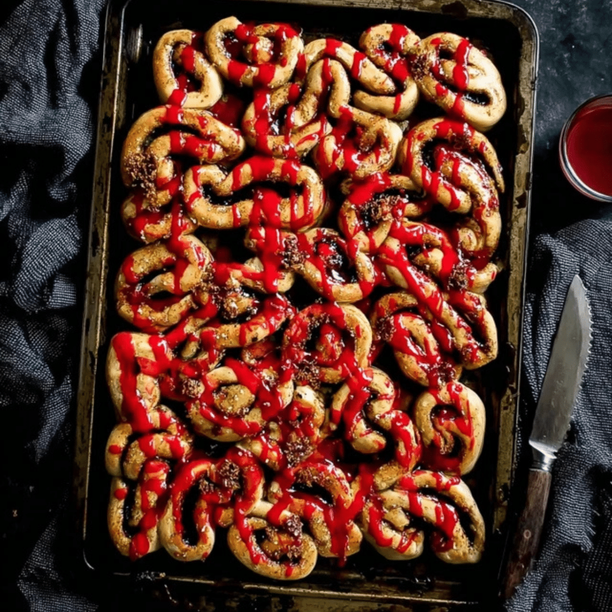 Bloody Guts Cinnamon Rolls: A Spooky Halloween Breakfast Treat - Superb ...