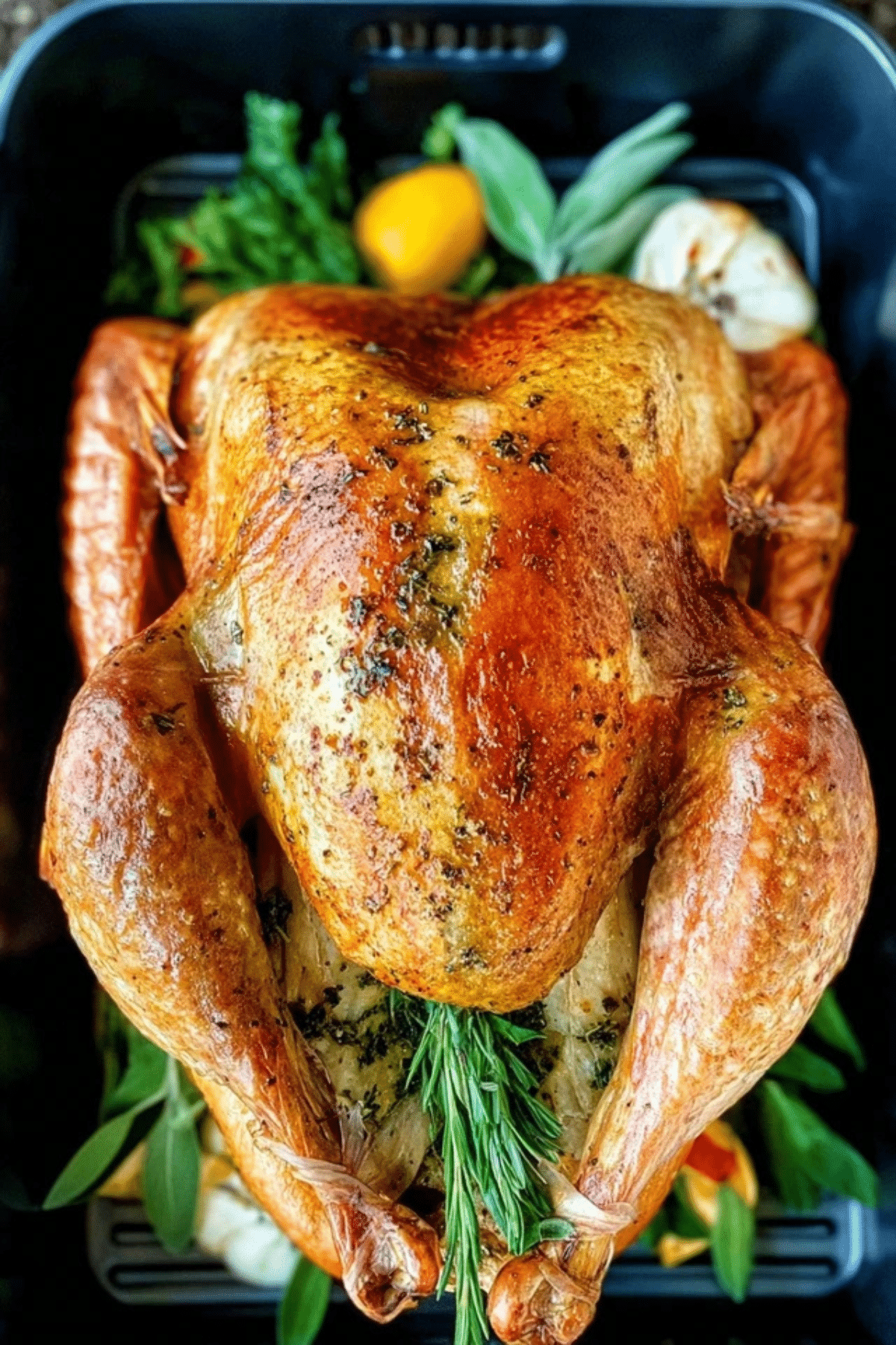 Garlic Herb Butter Thanksgiving Turkey Recipe - Superb Recipe