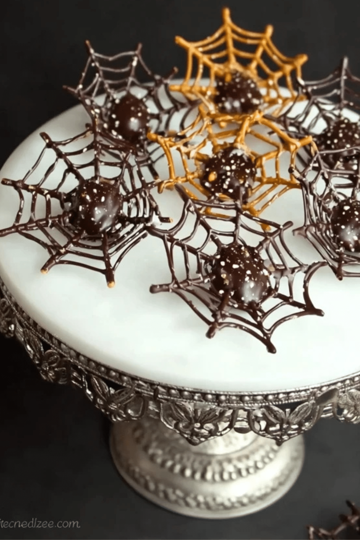 Halloween Chocolate Pretzel Spider Webs: A Sweet and Salty Halloween ...