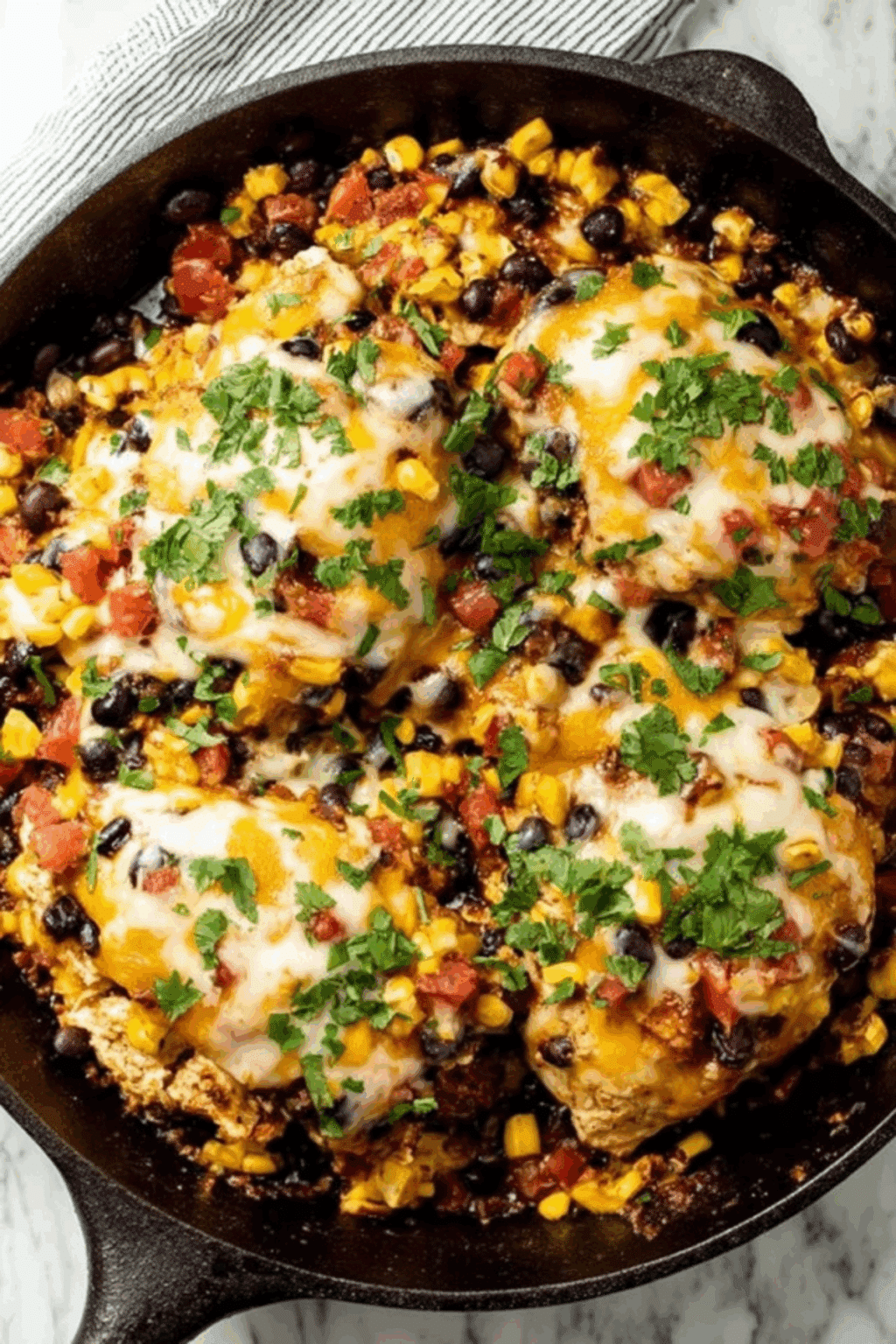 Santa Fe Chicken Skillet: A Bold, Cheesy One-Pan Dinner You’ll Crave ...