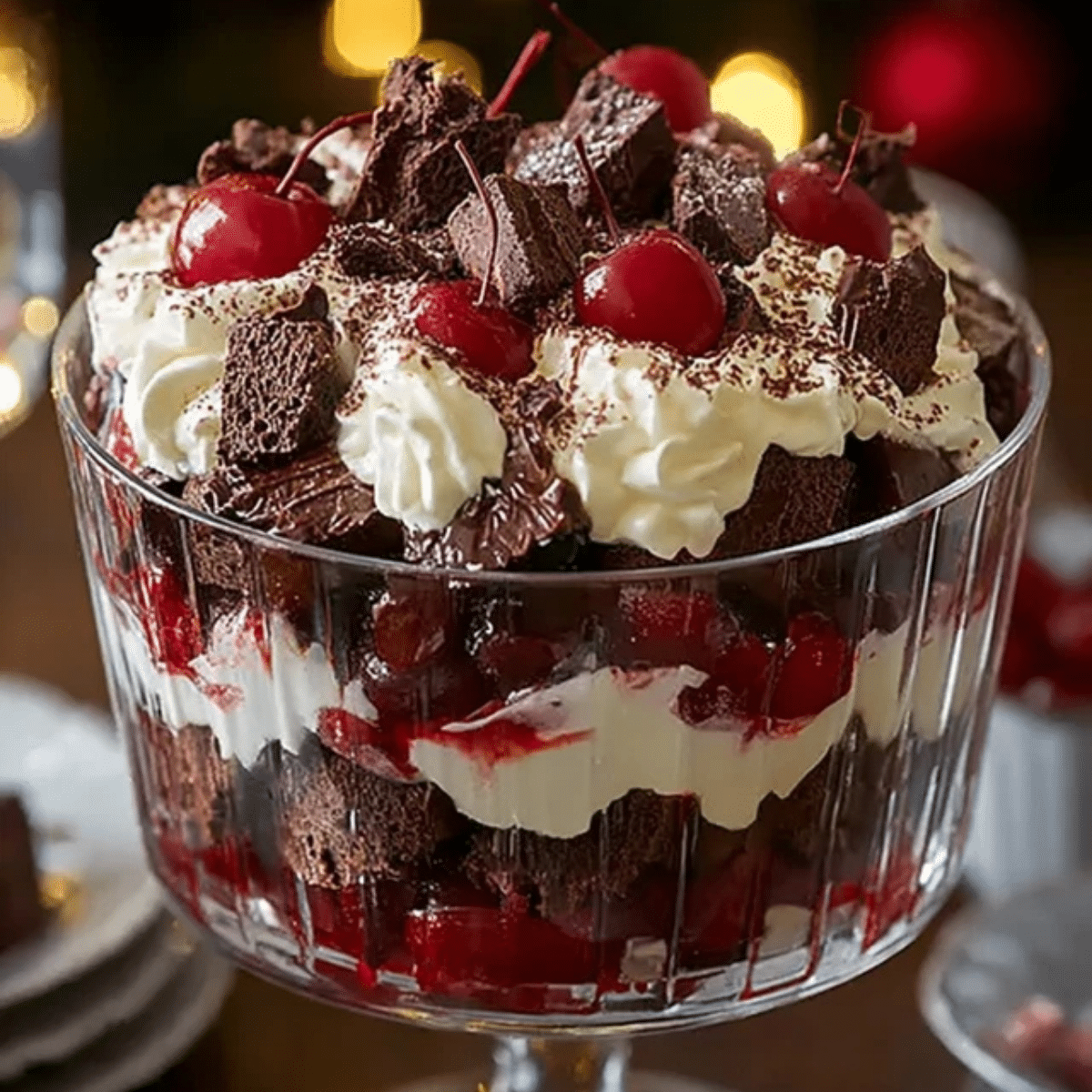 Black Forest Trifle for Christmas: A Festive Delight - Superb Recipe