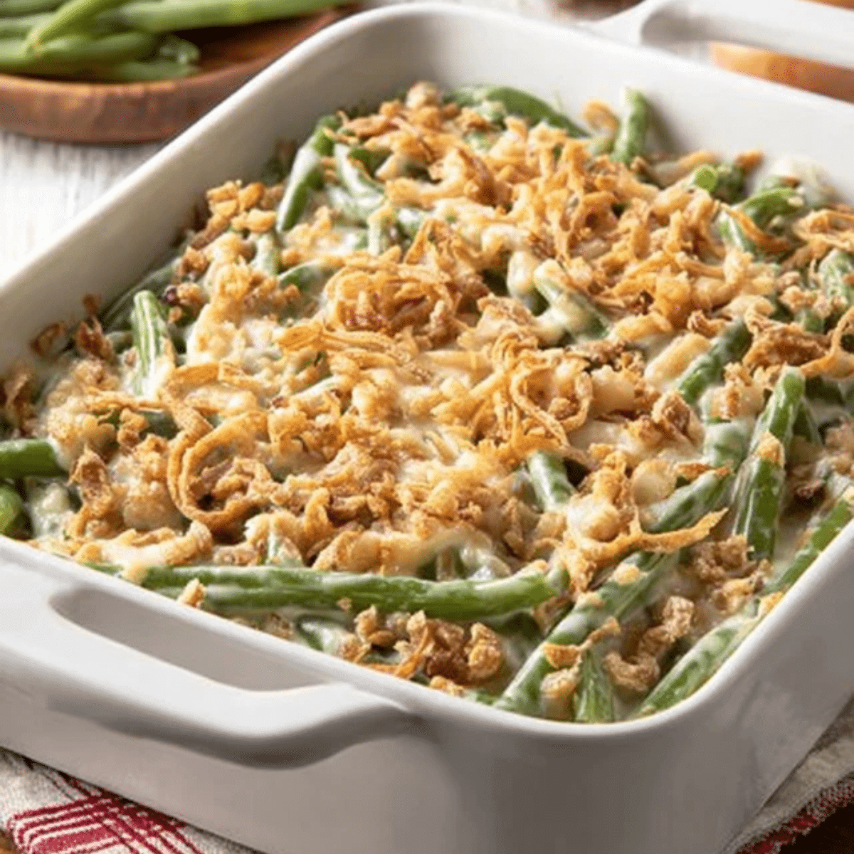 Green Bean Casserole with Cream Cheese Recipe: A Creamy Twist on a ...
