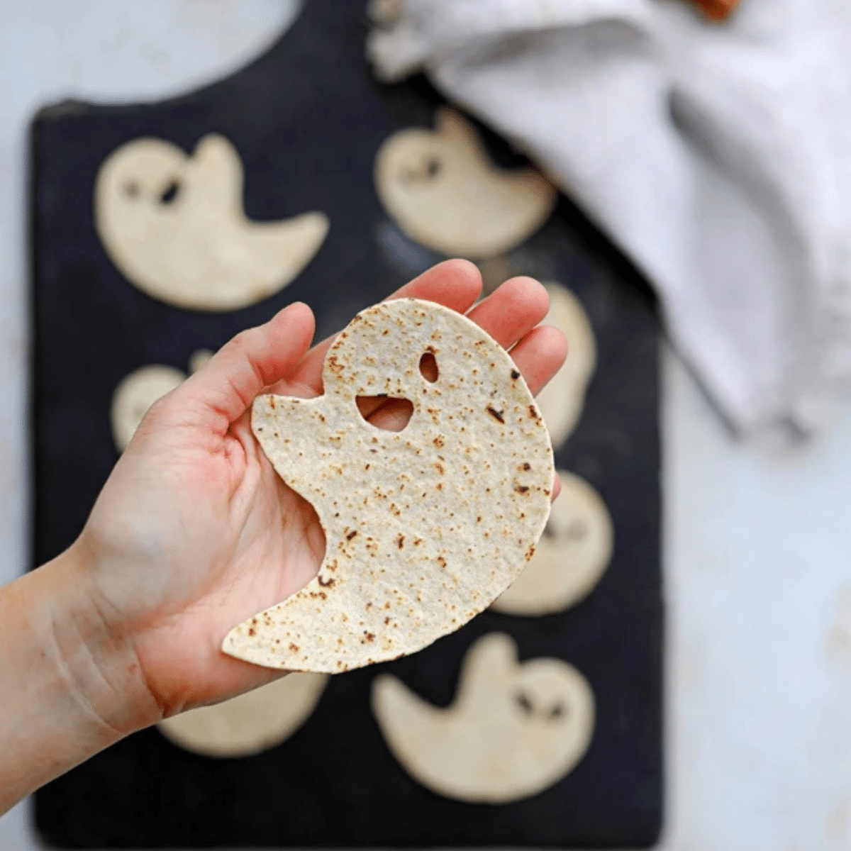 Spooky Baked Halloween Chips - Superb Recipe