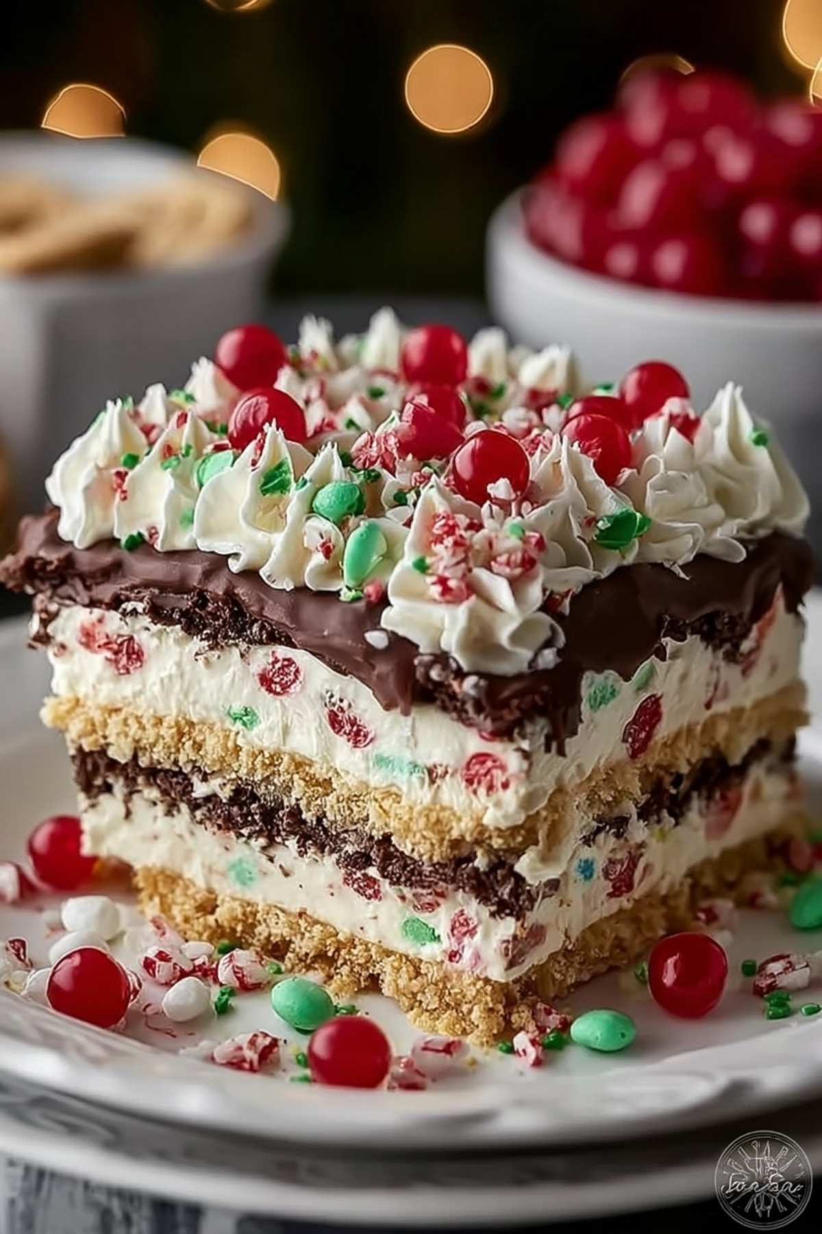 Christmas Lasagna Dessert