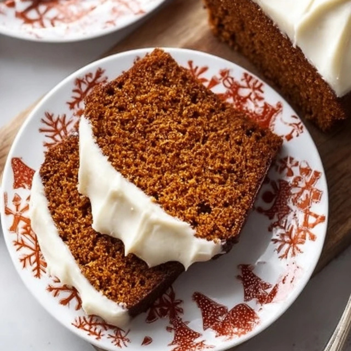Gingerbread Loaf Cake with Cream Cheese Frosting - Superb Recipe