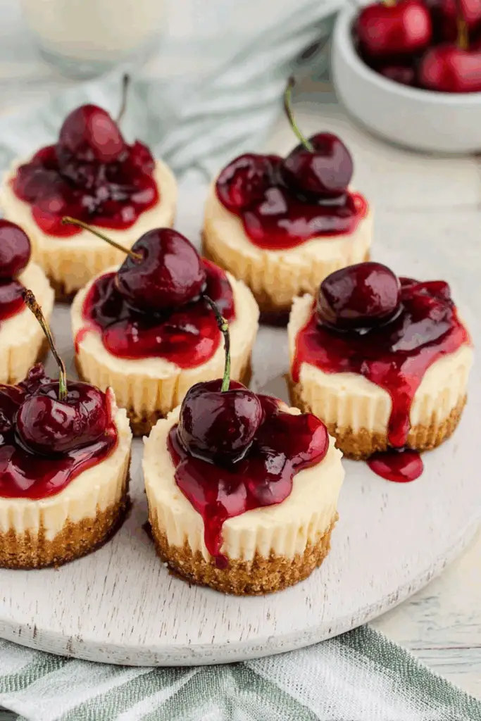 Mini Cherry Cheesecakes Recipe: Bite-Sized Dessert Perfection - Superb ...