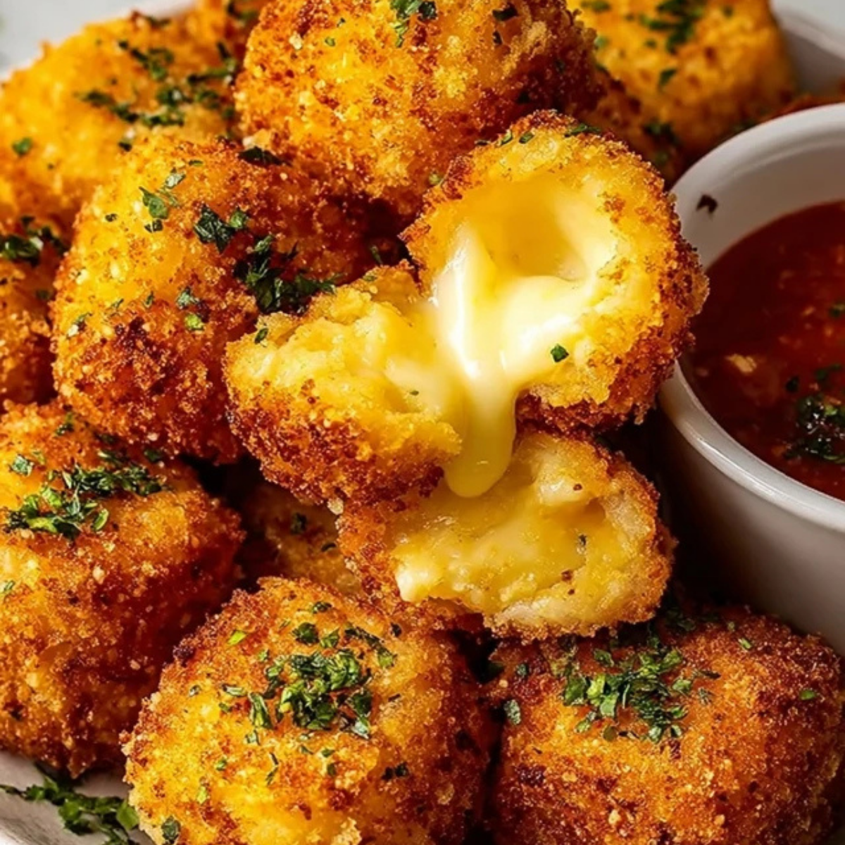 Cheesy Parmesan Mozzarella Bites Recipe - Superb Recipe