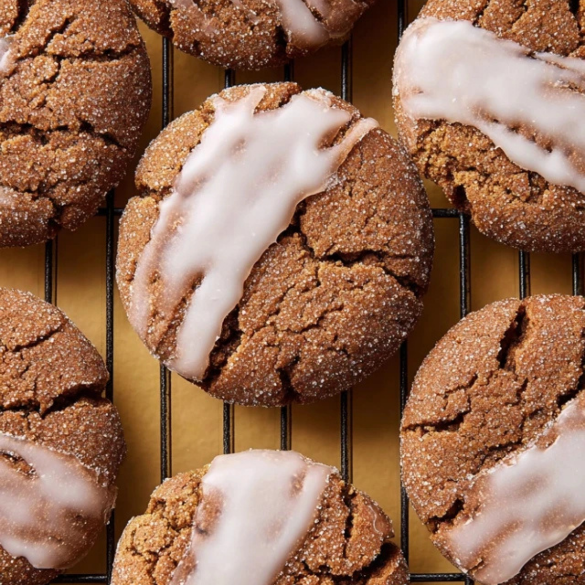 Soft Batch Gingerbread Cookies with Ginger Glaze - Superb Recipe