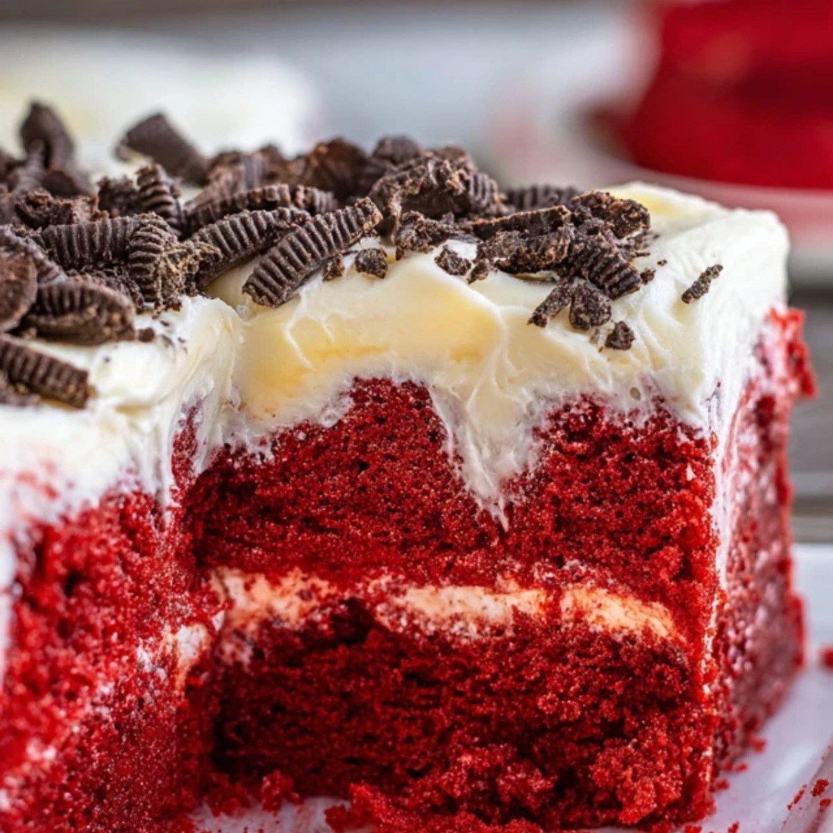 Easy Red Velvet Poke Cake Recipe Everyone Loves - Superb Recipe