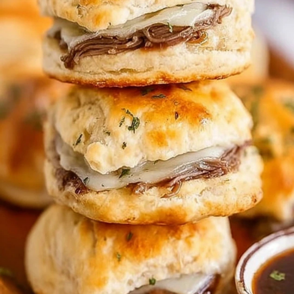 French Dip Biscuits: Easy, Cheesy Comfort Food Everyone Loves - Superb ...